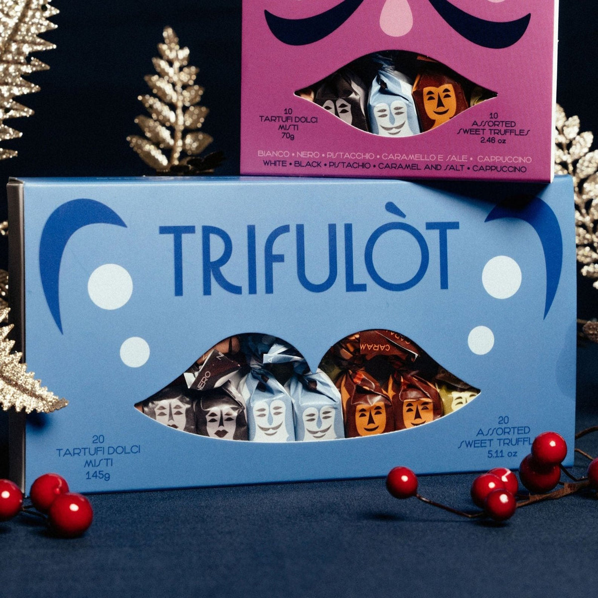 Trifulot - Scatola 20 Praline - Gusti Assortiti Nero, Bianco ...
