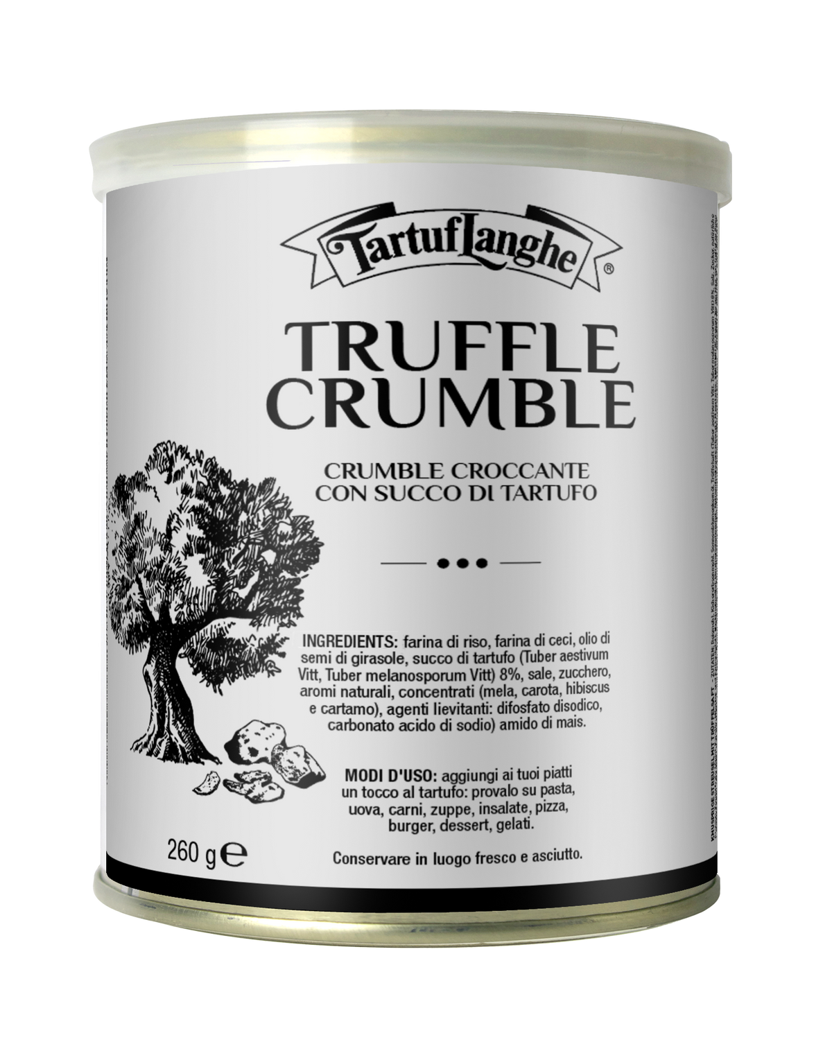 Truffle Crumble - Crunchy Crumble with Truffle Juice 260g — Tartuflanghe
