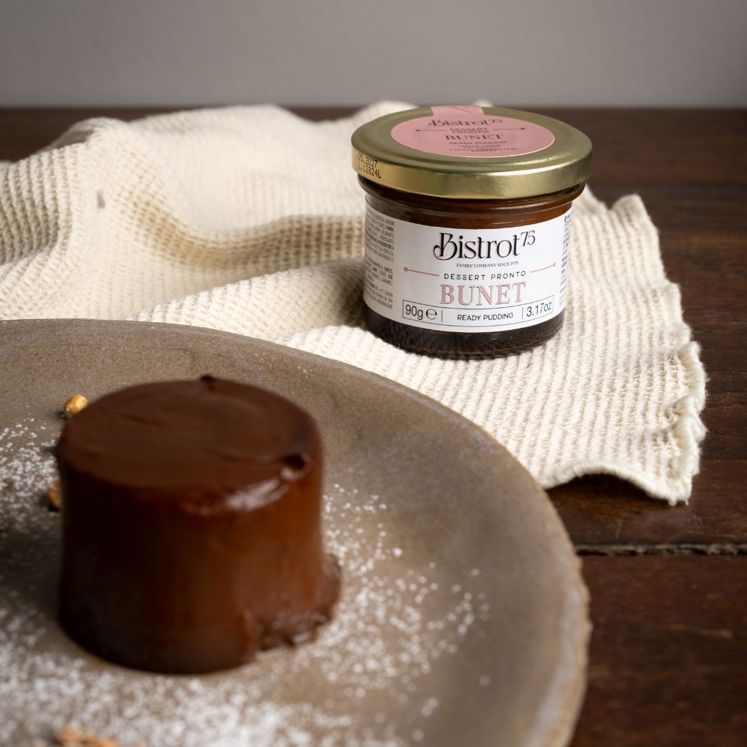 BUNET: dessert Piemontese pronto a base di cacao e biscotti amaretti ...